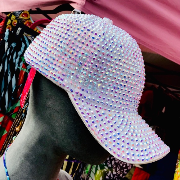 lovenushuz | Accessories | Rhinestone Sparkly Embellish Baseball ...
